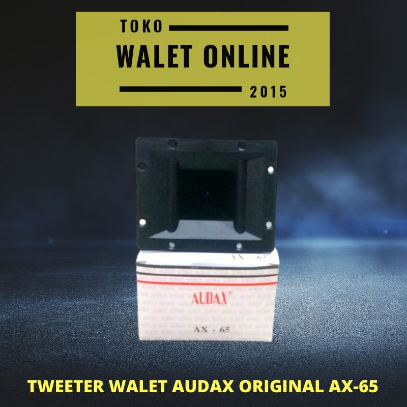 Jual TWEETER WALET AUDAX PIEZO AX 65 ORIGINAL SATUAN SPEAKER PANGGIL ...