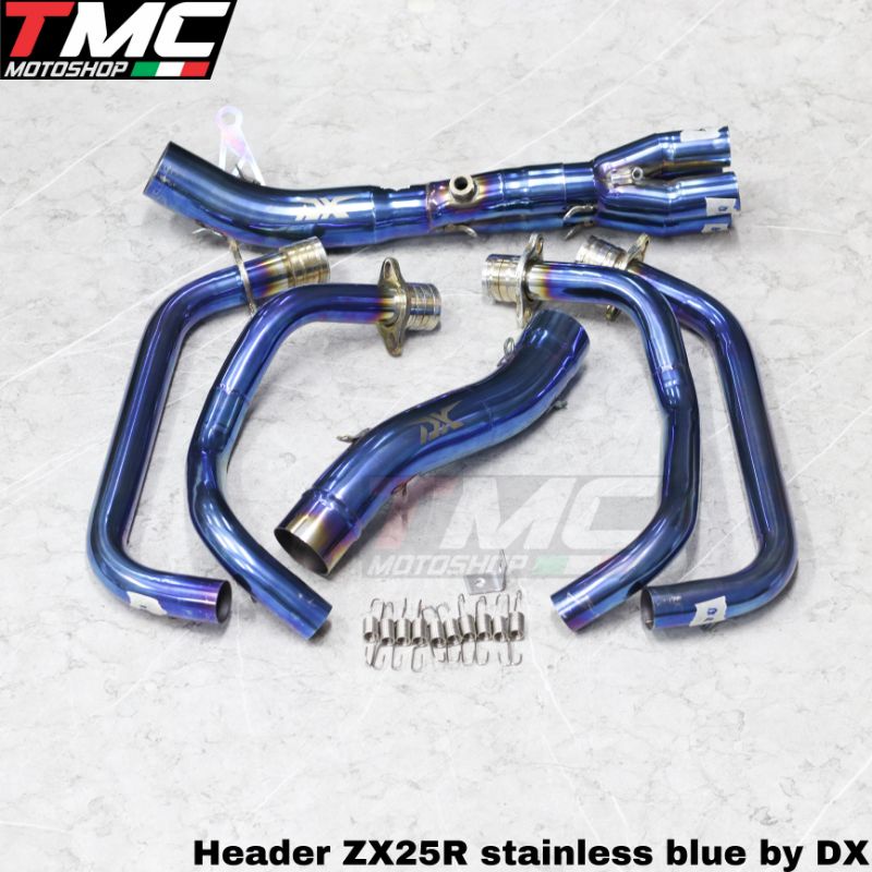 Jual Header leher pipa knalpot ZX25 ZX25R 2in1 stainless by DX ...