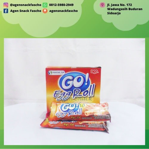 Jual Go Egg Roll Wafer Roll 10 gram (1 pack isi 24 pcs) | Shopee Indonesia