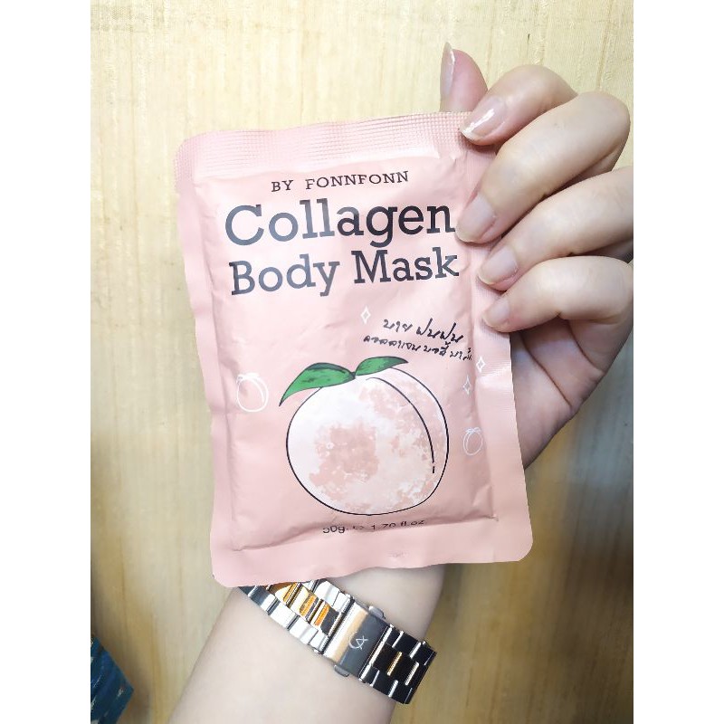 Jual collagen body mask by fonnfonn original made in thailand | Shopee ...