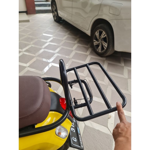 Jual BEHEL FAZZIO BACKRAK FAZZIO BRECKET BOX SCOOPY-BEAT-GENIO TANPA ...