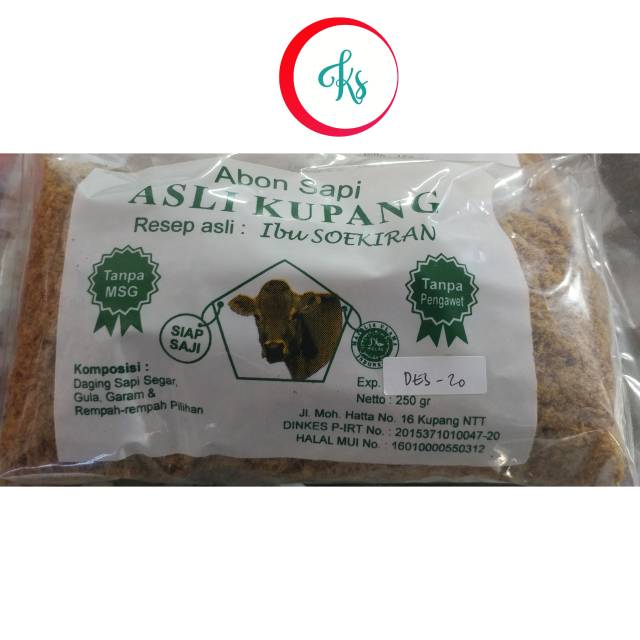Jual Abon daging sapi khas Kupang cap Ibu Soekiran (250gr) | Shopee ...