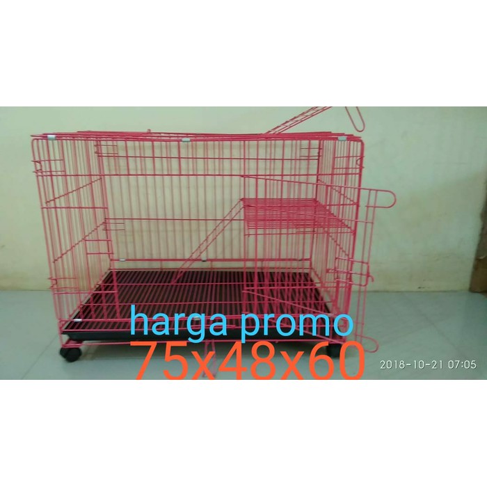 Jual Kandang size XL(O3) TINGKAT PAKE RODA ER-1780 | Shopee Indonesia