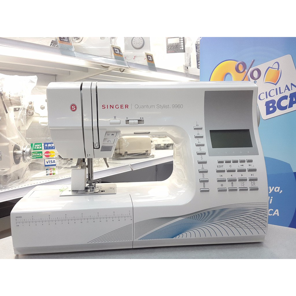Jual Mesin Jahit Singer 9960 QUANTUM Portable Digital BONUS BUANYAKK ...
