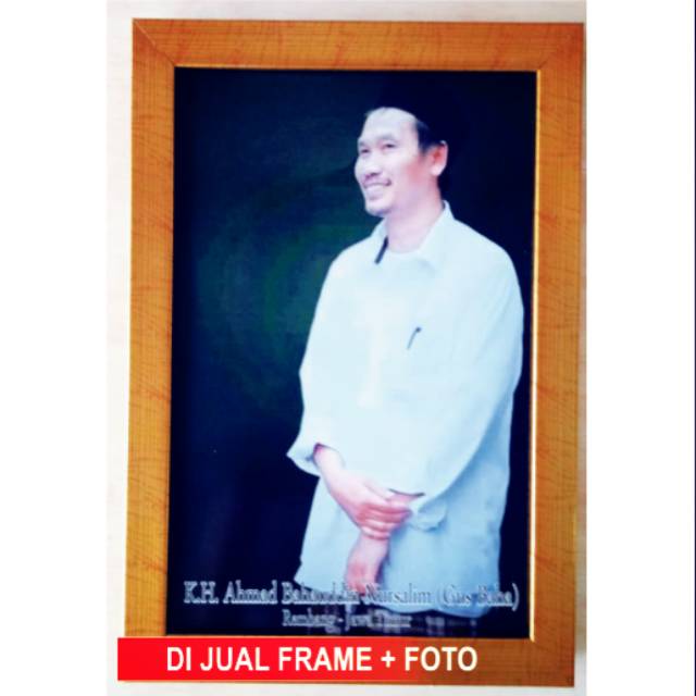 Jual Cetak Frame + foto ulama | Shopee Indonesia