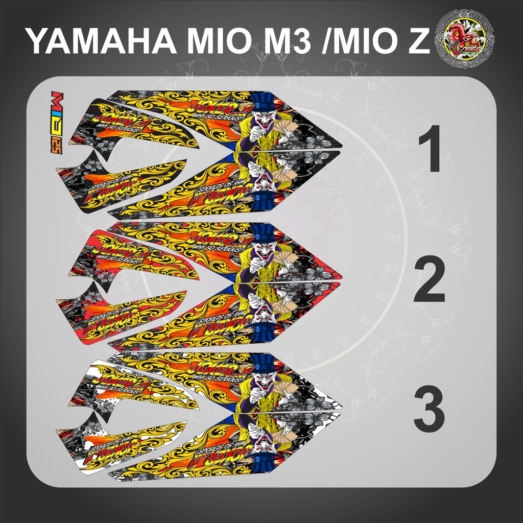 Jual STICKER STRIPING YAMAHA MIO M3 MIO Z JOKER | Shopee Indonesia