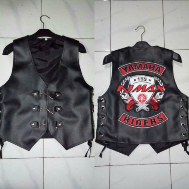 Jual ROMPI COWBOY VEST STYLE BIKERS ROMPI PLUS EMBLEM BORDIR YAMAHA ...