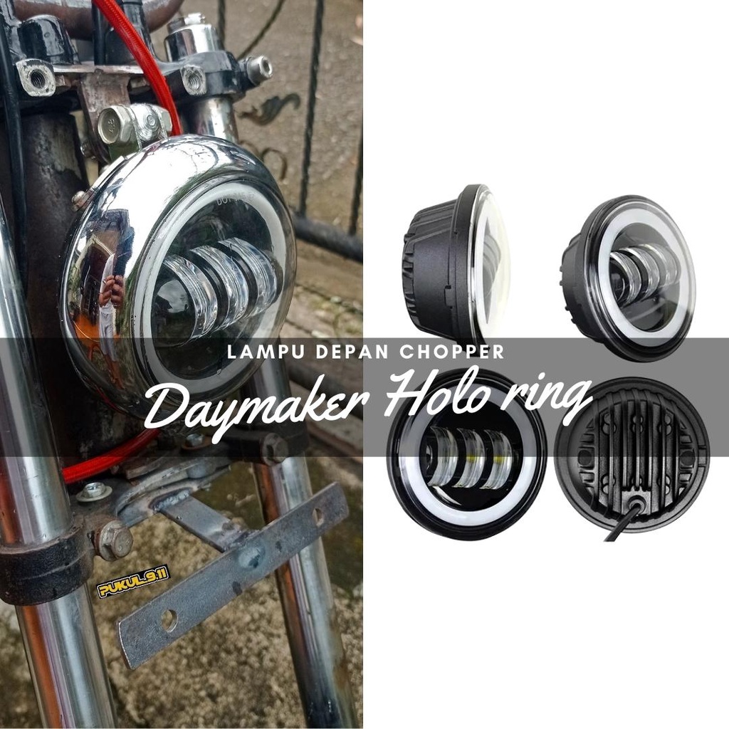 Jual Lampu Depan Daymaker 4.5 inch Bisa Aplikasi StreetCub Chopper ...