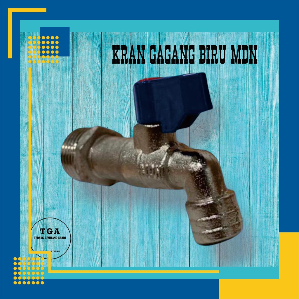 Jual Kran Air Tembok / Kran Air Kecil Gagang Biru | Shopee Indonesia