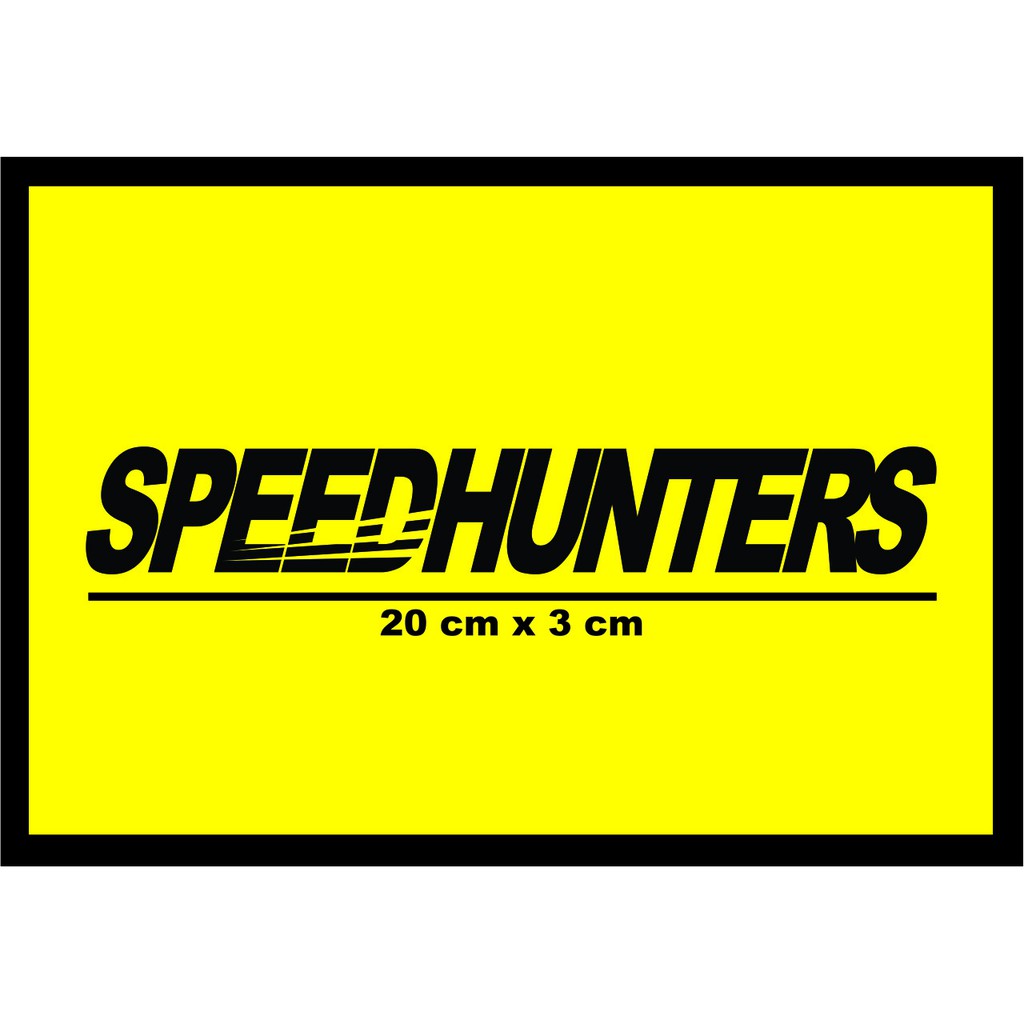 Jual Sticker Speedhunters free packing Murah | Shopee Indonesia