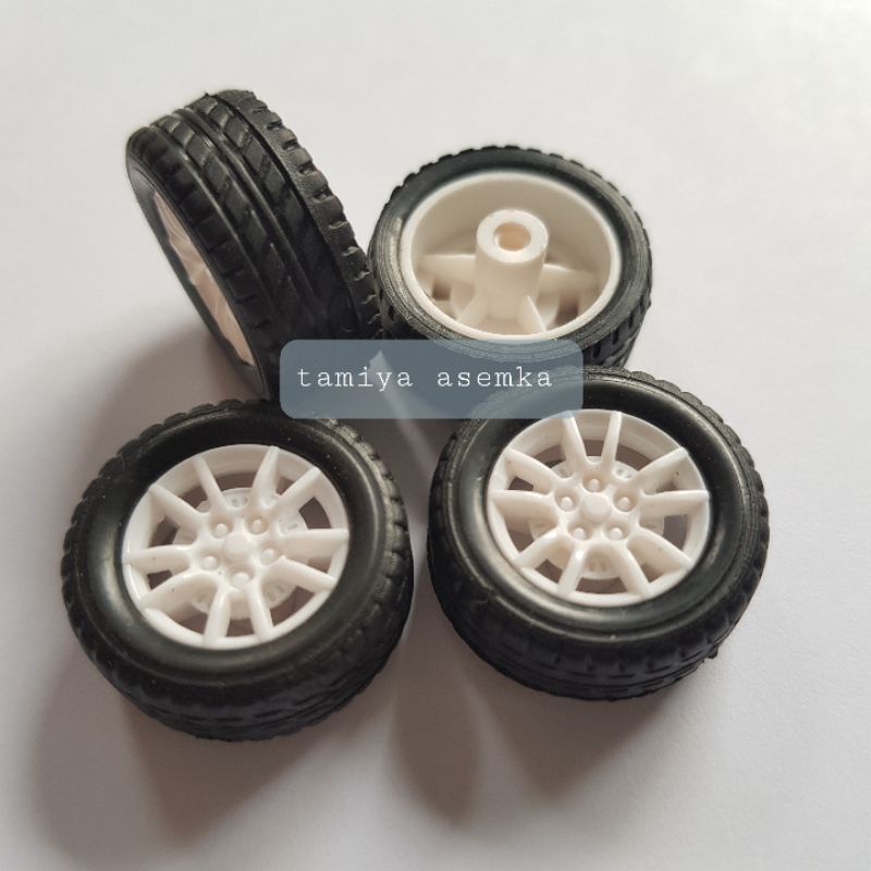 Jual BAN TAMIYA SMALL SET (BAN TZ KARET 4PCS) | Shopee Indonesia