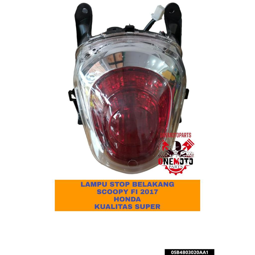 Jual LAMPU STOP BELAKANG STOP LAMP MOTOR SCOOPY FI 2017 HONDA KUALITAS ...