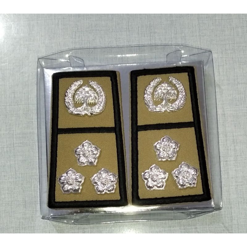 Jual TANDA PANGKAT PNS BENGKULU Gol 3A,3B,3C,3D melati kecil | Shopee ...