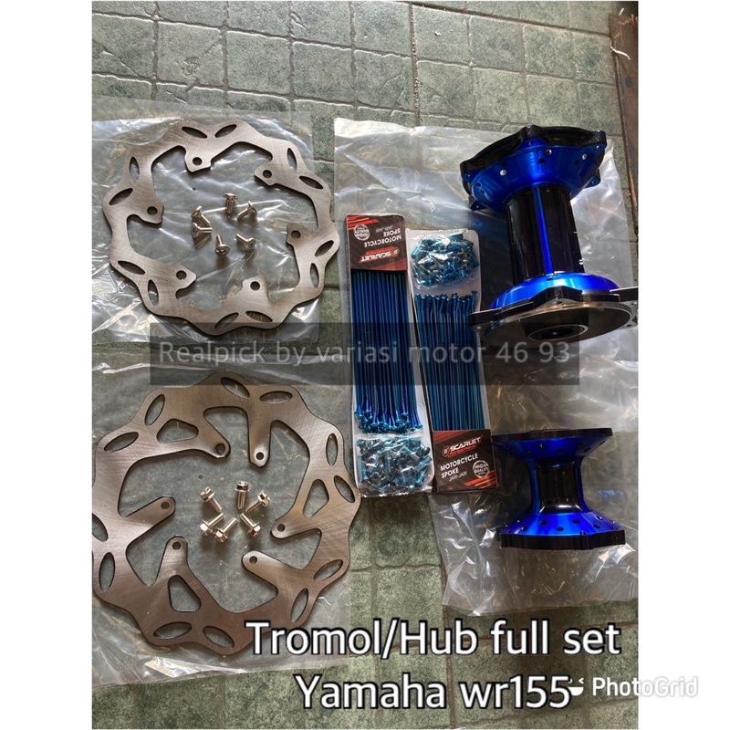 Jual TROMOL SET WR155/WHEELSET WR155/WHEELSET SUPERMOTO WR155/TROMOL ...