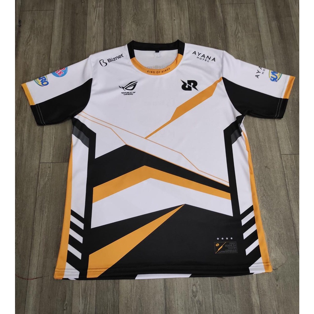 Jual JERSEY KAOS BAJU GAMING RRQ 2021 WHITE | Shopee Indonesia
