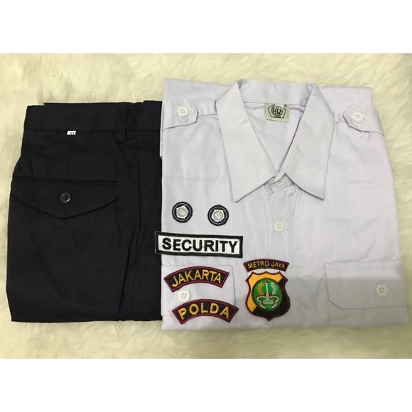 Jual Baju PDH Security Satu Set Plus Logo TERGOKIL | Shopee Indonesia