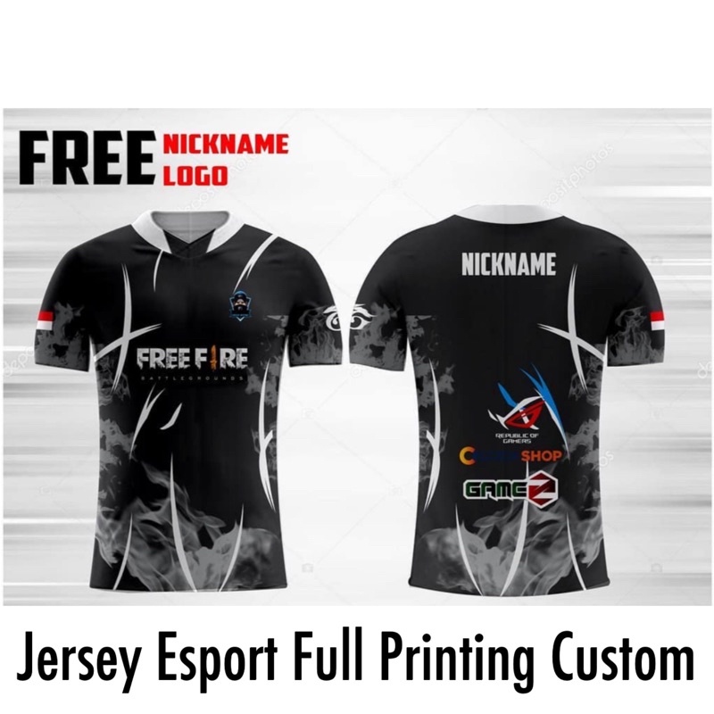 Jual Jersey Gaming Esport Full Printing Custom | Shopee Indonesia