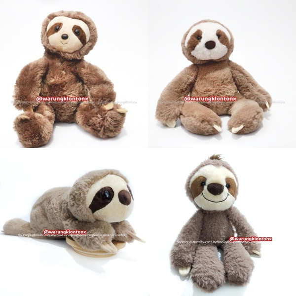 Jual Boneka Kungkang Kukang Sloth Big Size Premium Plush Kualitas ...