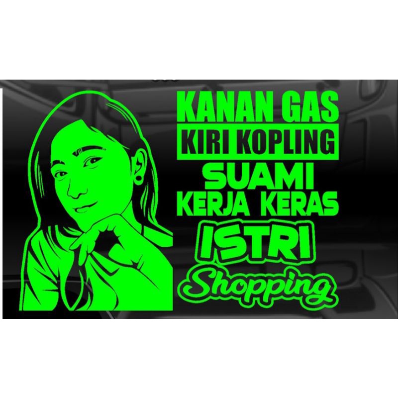 Jual STICKER KATA KATA UNTUK KACA PINTU/BODY MOBIL,PICK UP,TRUCK,DLL ...