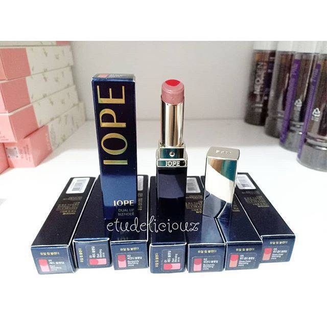 Jual IOPE - Dual Lip Blender / blooming lipstalk / moisturising lipstick / lip tint | Shopee ...