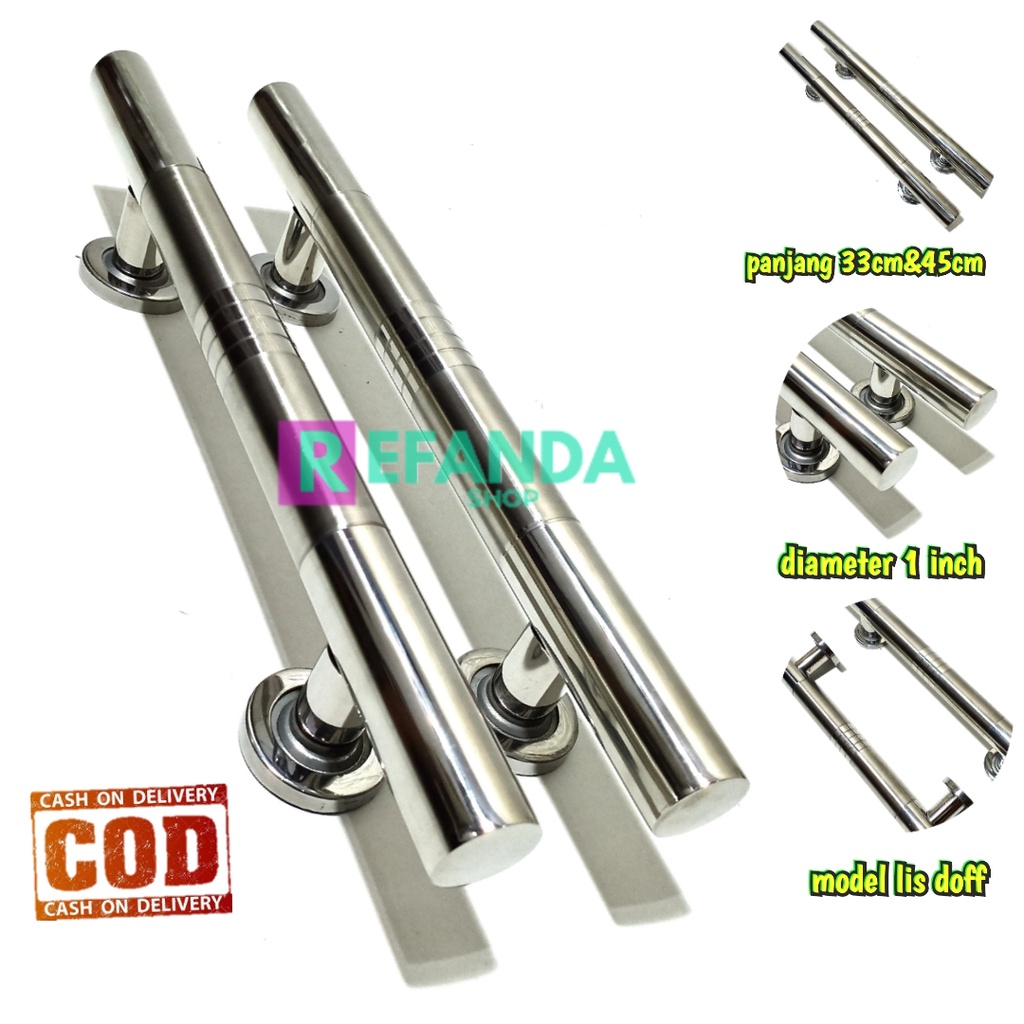 Jual gagang tarikan pegangan handle pintu rumah minimalis panjang 25cm ...