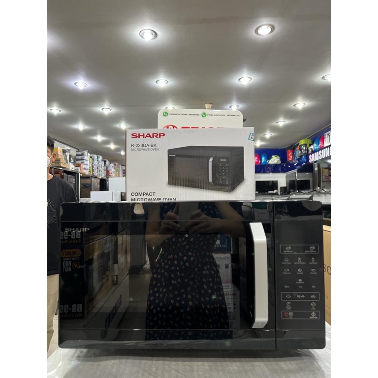 Jual SHARP MICROWAVE LOW WATT R-223DA-BK | Shopee Indonesia