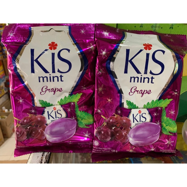 Jual Permen Kis Mint Grape Anggur ISI 50 pcs | Shopee Indonesia