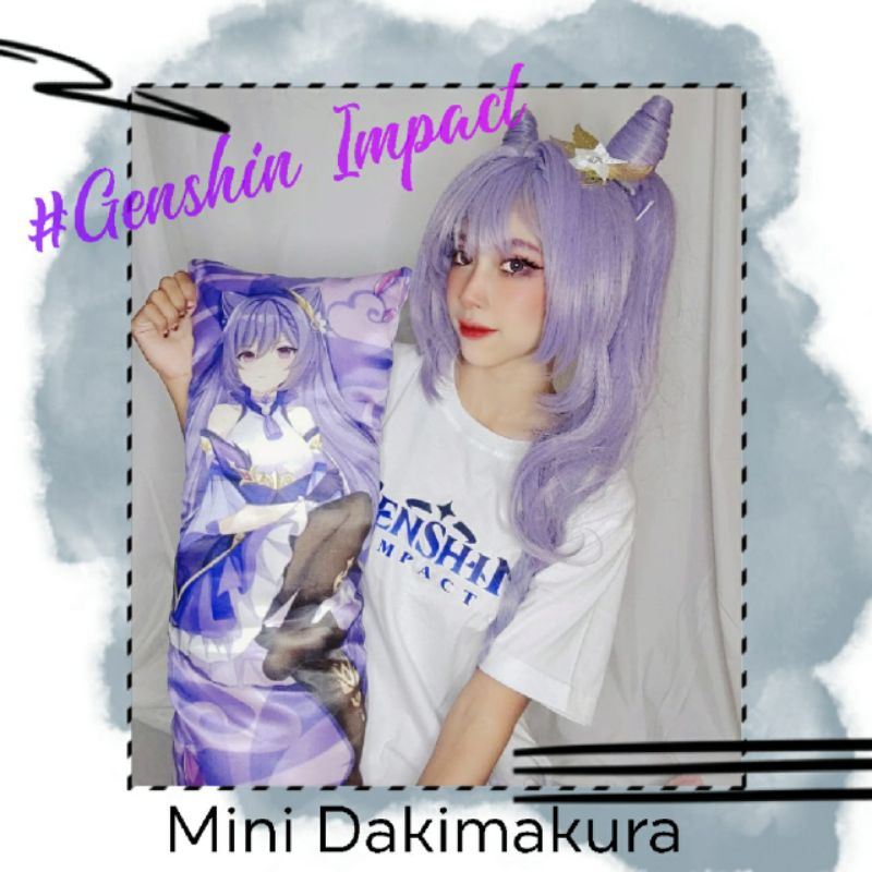 Jual Bantal Peluk DAKIMAKURA Mini Genshin Impact / Bisa Custom Design ...