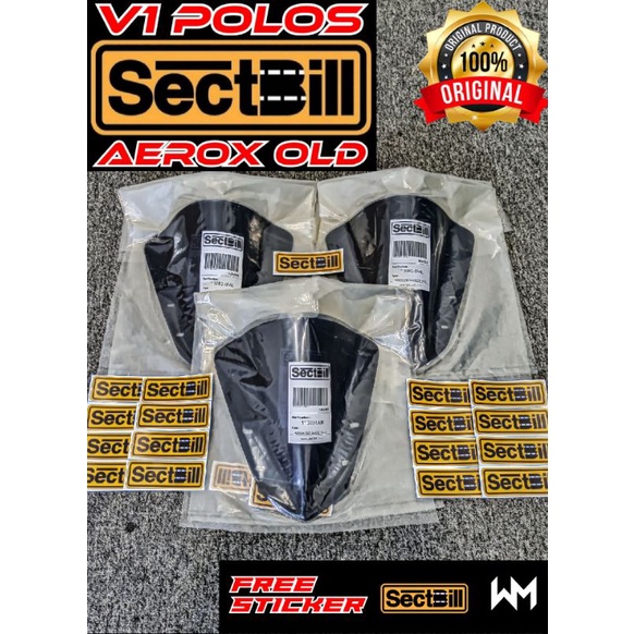 Jual Windshield visor sectbill aerox old v1 visor aerox old v1 sectbill ...