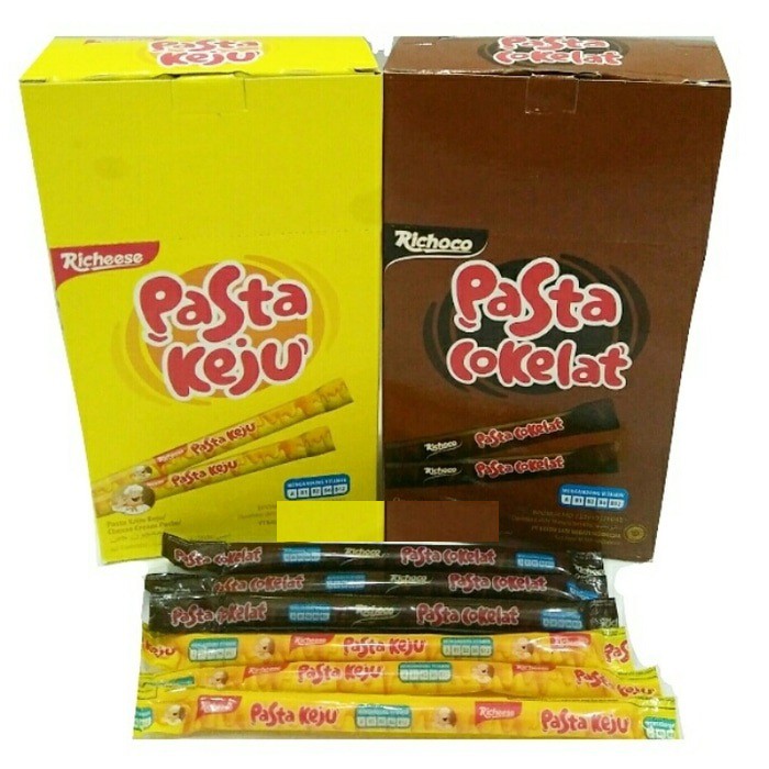 Jual NABATI RICHEESE 30 pS / SNACK CAMILAN PASTA KEJU PASTA COKLAT ...