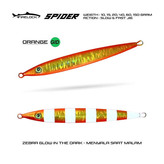 Jual Umpan Pancing - Metal Jig 15gr / Umpan Jigging Firelock Spider 15g | Shopee Indonesia