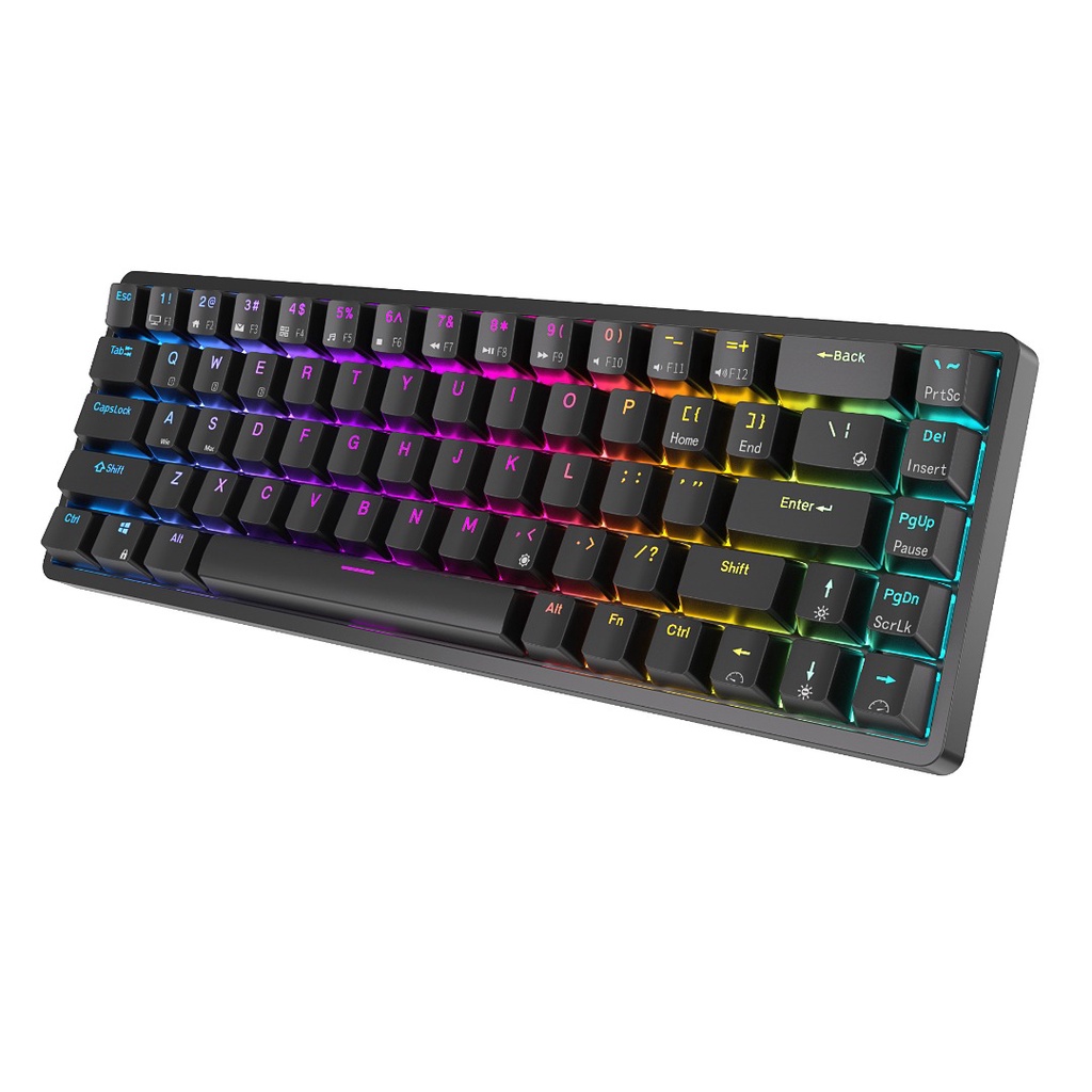 Jual ROYAL KLUDGE RK68 Mechanical Keyboard | 65% Layout | Hotswap | 3 ...