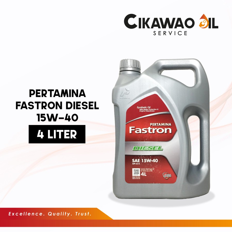 Jual Oli Mesin Fastron Diesel 15W-40 4L (untuk mobil diesel) | Shopee Indonesia