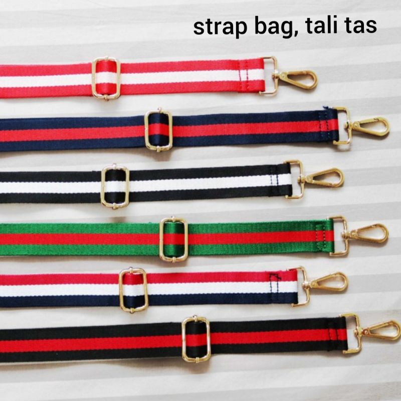 Jual strap bag tali tas bahan tebal kait besi tebal | Shopee Indonesia