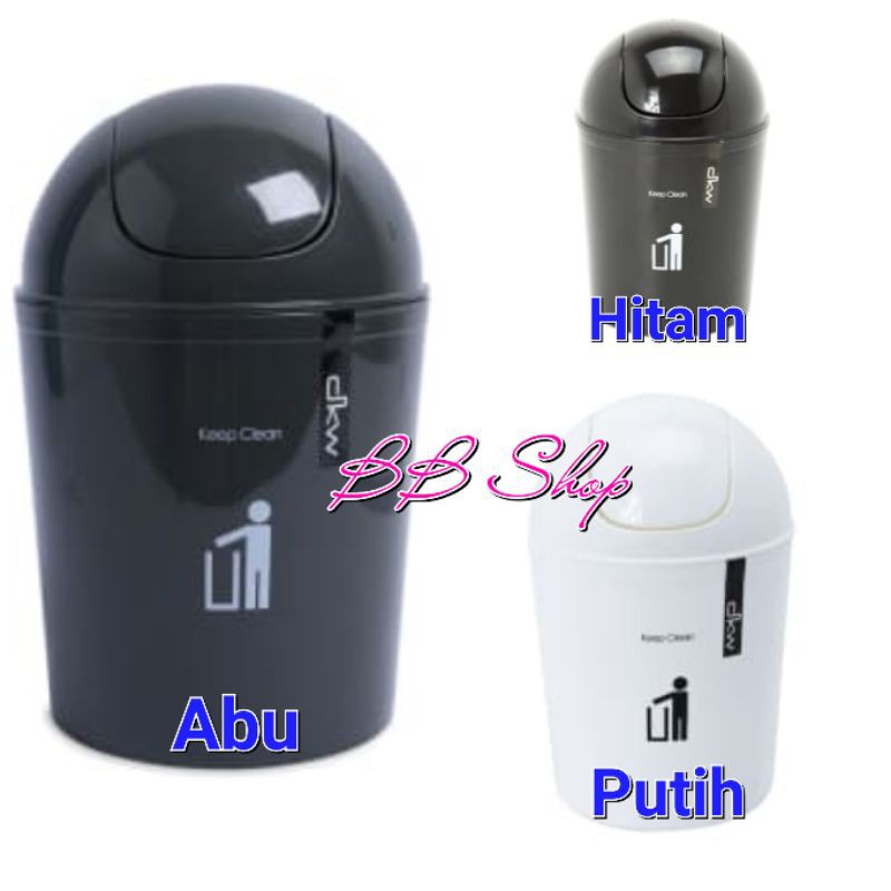 Jual DKW Tempat Sampah Plastik 3 L - Round Bullet Bin 3 L Tong Sampah ...