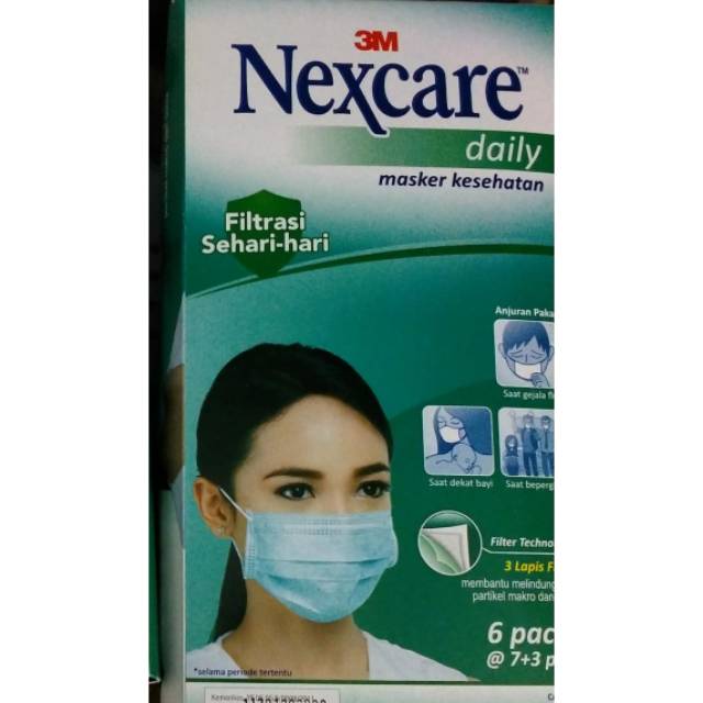 Jual Masker non hijab atau cantol standart kesehatan per box | Shopee ...