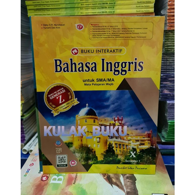 Jual Buku lks pr interaktif bahasa inggris kelas X,10 semester 1 tahun 2022 kurikulum merdeka ...