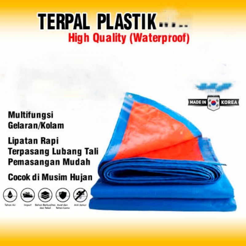 Jual Terpal Tenda Plastik Type A8 A12 A5 Ukuran 4x8 4x7 4x6 4x5 3x8 3x7 ...