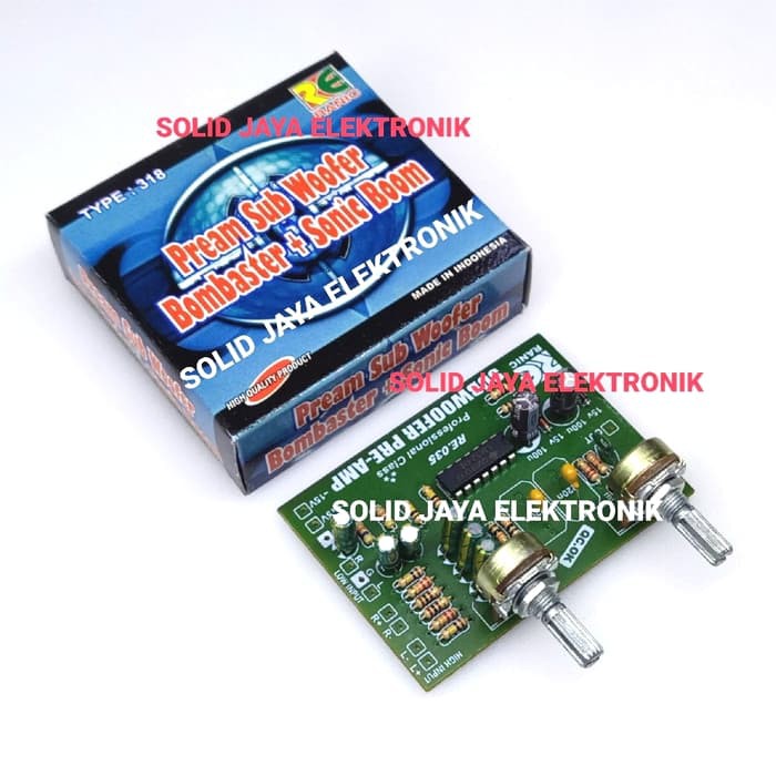 Jual KIT PREAMP FILTER SUBWOOFER BOMBARSTER SONIC BOOM CROSSOVER KIT ...
