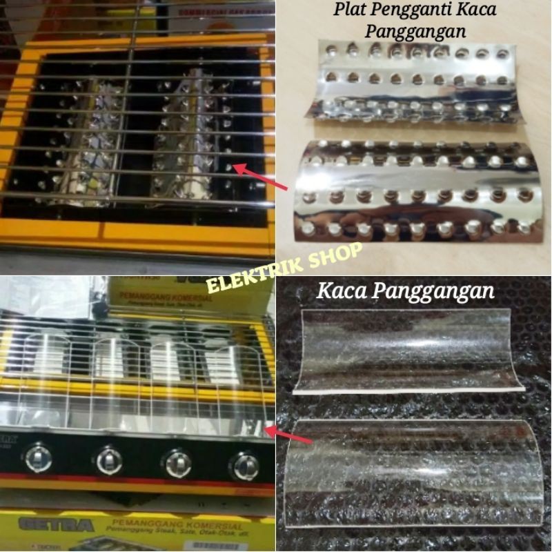 Jual PLAT KACA PANGGANGAN KOMPOR PANGGANG / PLAT PENGGANTI KACA ...