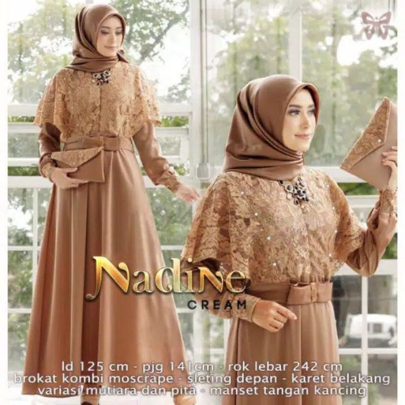 Jual NB - Busana Muslim Gamis Murah Gaun Pesta Muslimah Baju Pesta Wanita Kondangan Mewah maxi ...