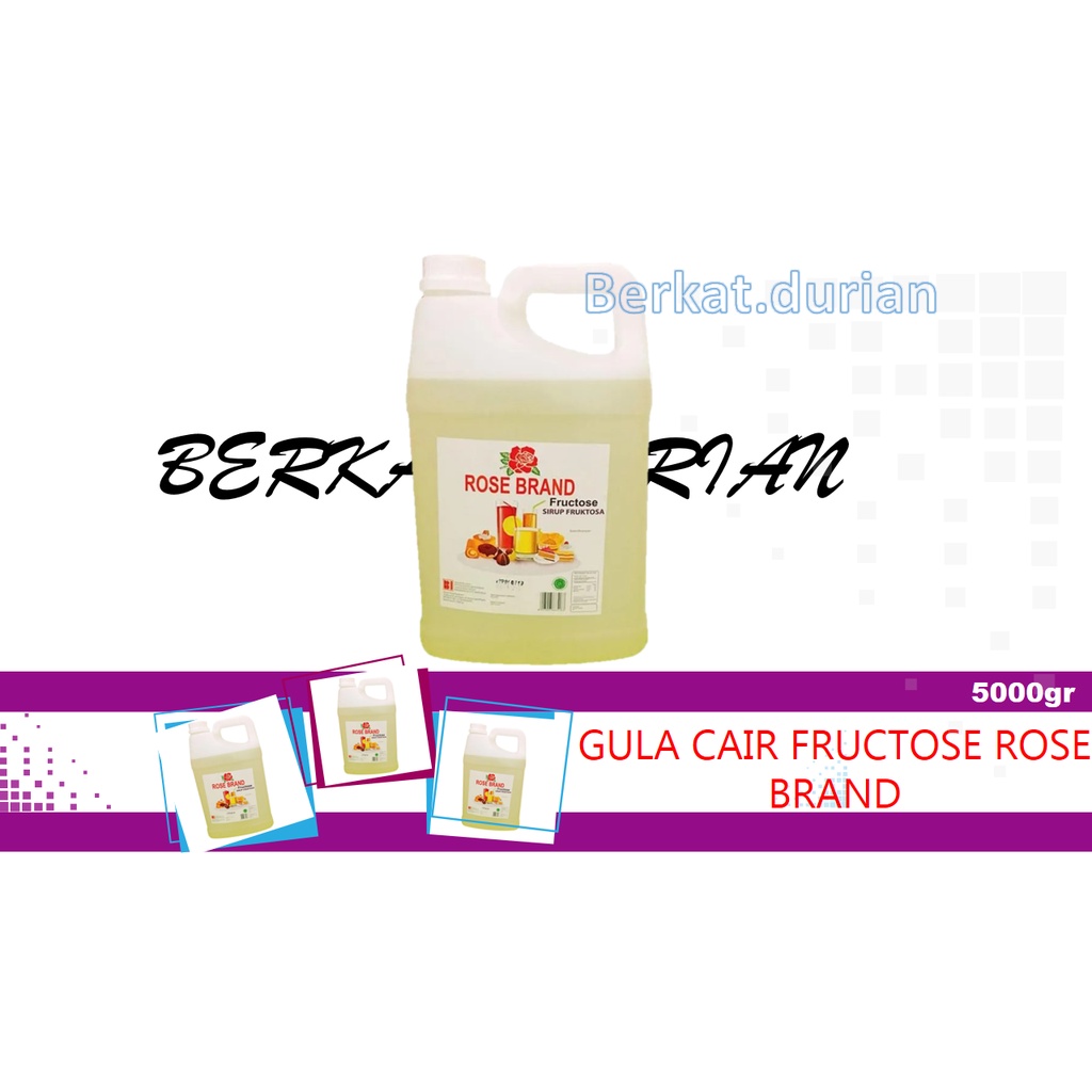 Jual GULA CAIR FRUCTOSE ROSE BRAND 5KG | Shopee Indonesia