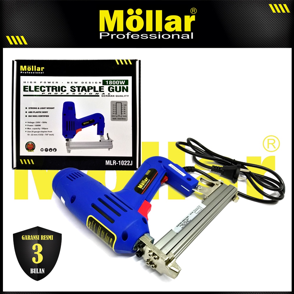 Jual MOLLAR ESTGF1022 Mesin Staples Tembak Listrik Staple Gun 10 - 22 ...