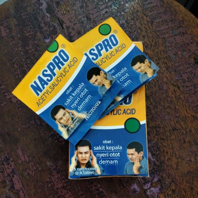 Jual NASPRO/tablet untuk meringankan sakit kepala, Nyeri otot dan demam ...