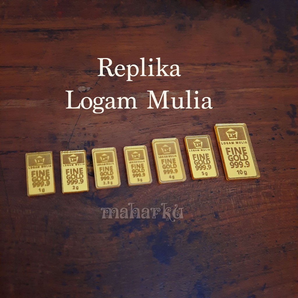 Jual REPLIKA LOGAM MULIA / REPLIKA EMAS / REPLIKA EMAS LM ANTAM / LOGAM ...