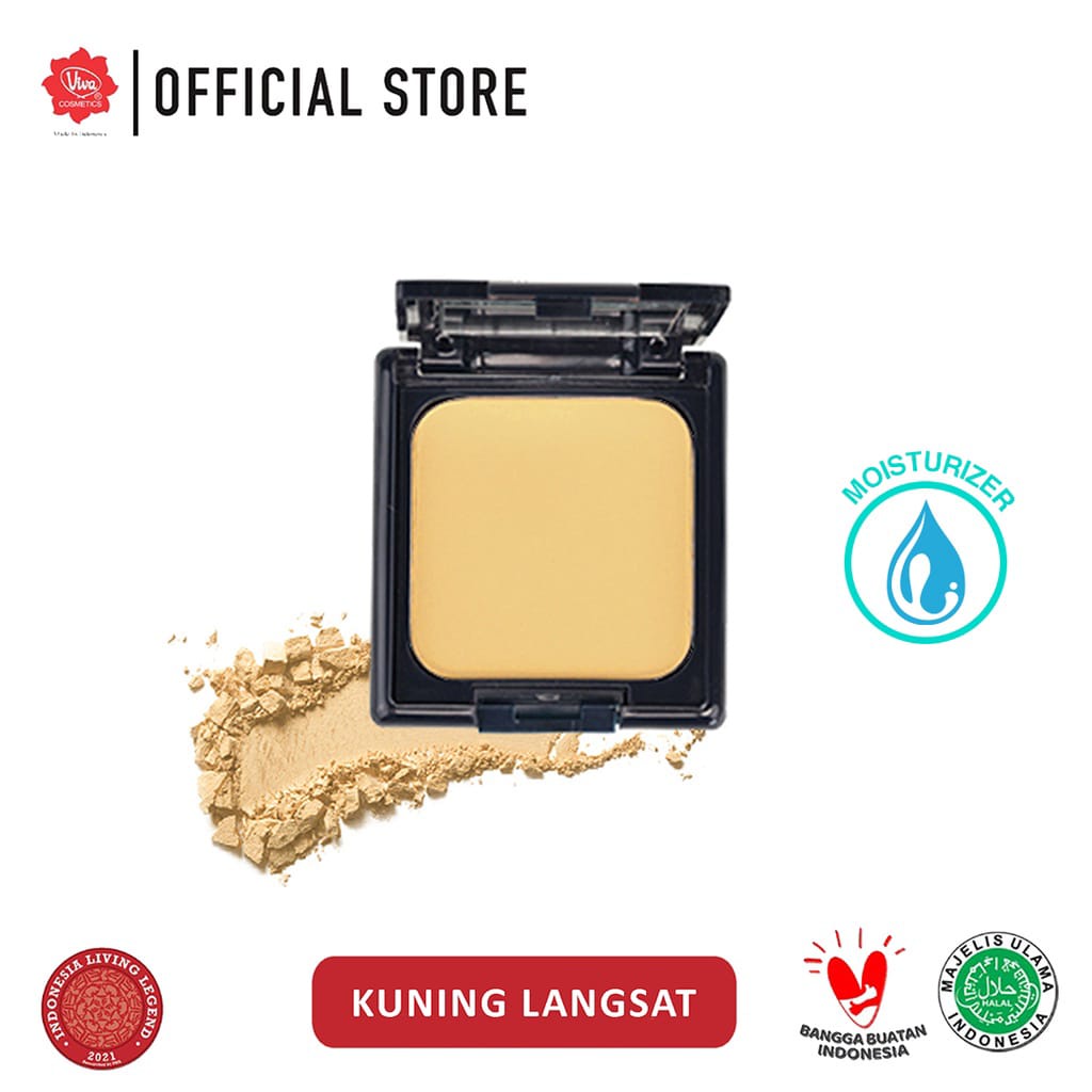 Jual Laamia Viva Compact Powder Blue (Biru) - Bedak padat tersedia 2 ...