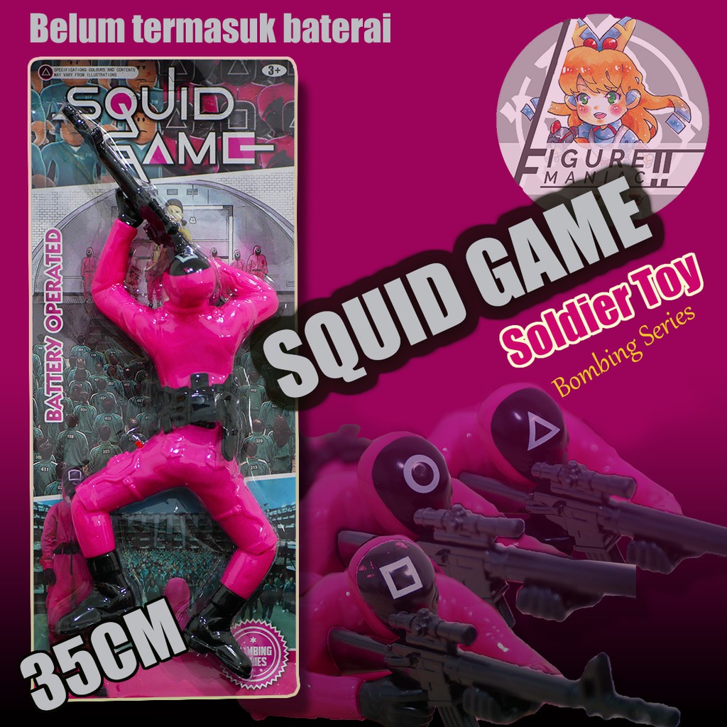 Jual [FM] - Mainan Anak - Squid Game Soldier Toy Robot Bombing Session ...