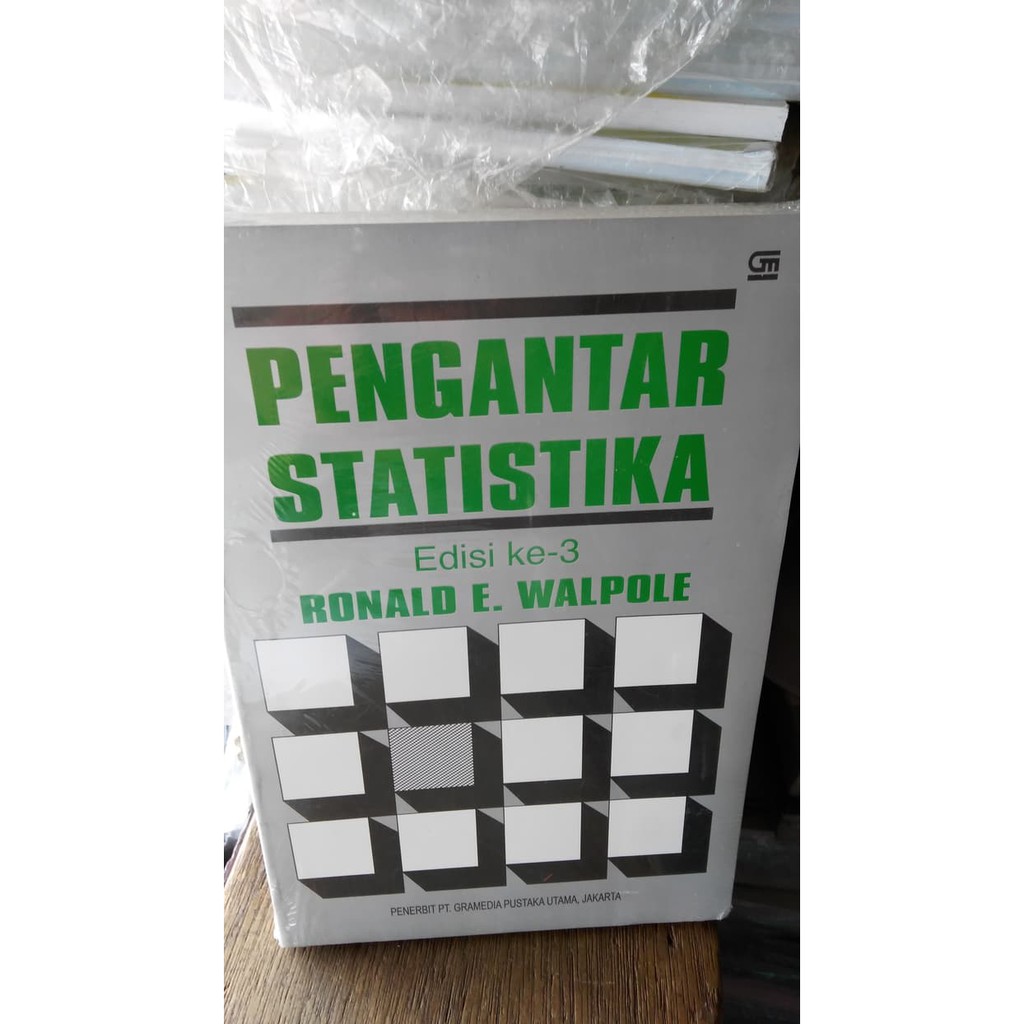 Jual Buku Pengantar Statistika edisi 3, Ronald E. Walpole | Shopee ... Jual Buku Pengantar Statistika edisi 3, Ronald E. Walpole | Shopee ...