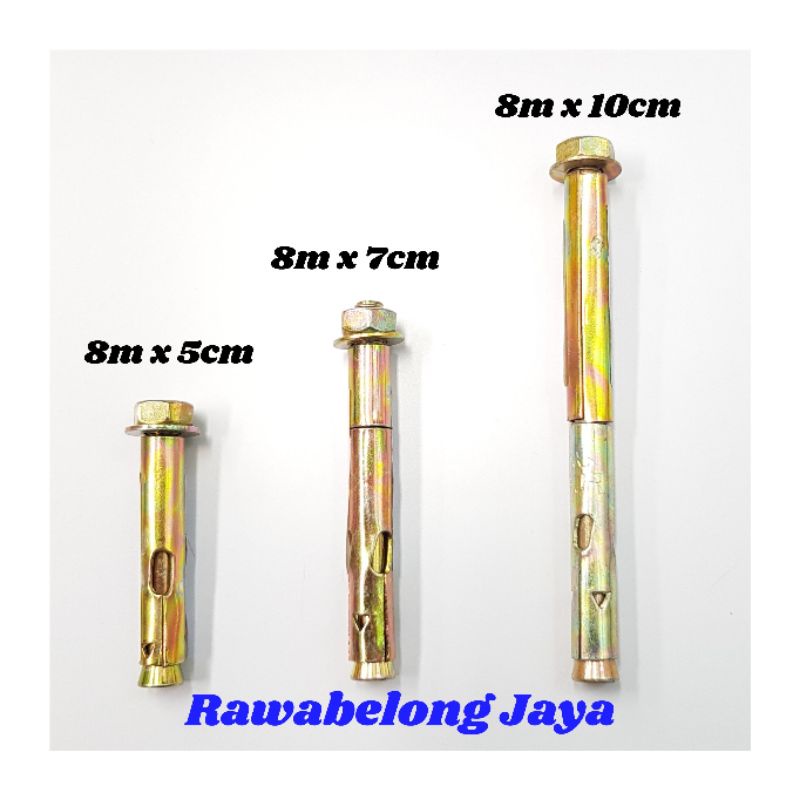 Jual DYNABOLT 8m x 7cm | Shopee Indonesia