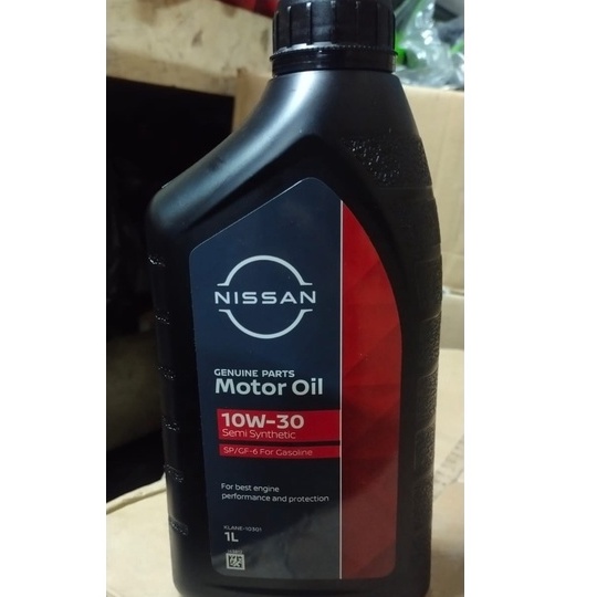 Jual OLI MESIN NISSAN GENUINE KLANE-10301 SEMI SYNTHETIC 10W-30 ORI ...